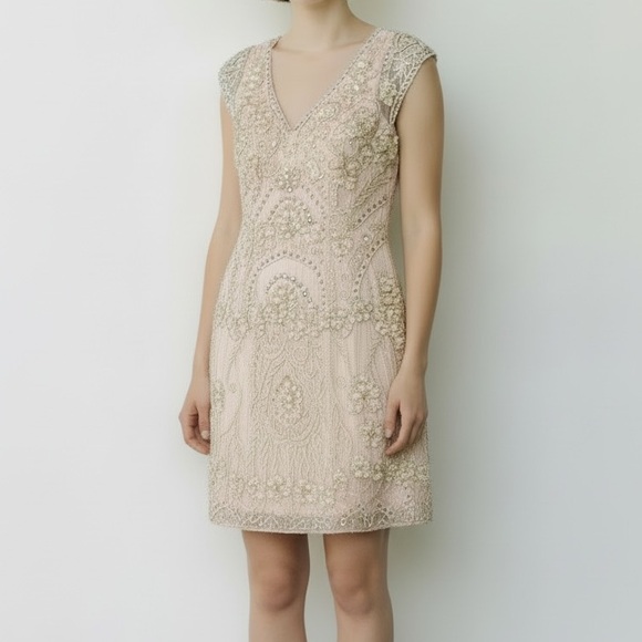 Sue Wong | Dresses | Sue Wong Nocturne Lace Embroidered Floral Cocktail ...